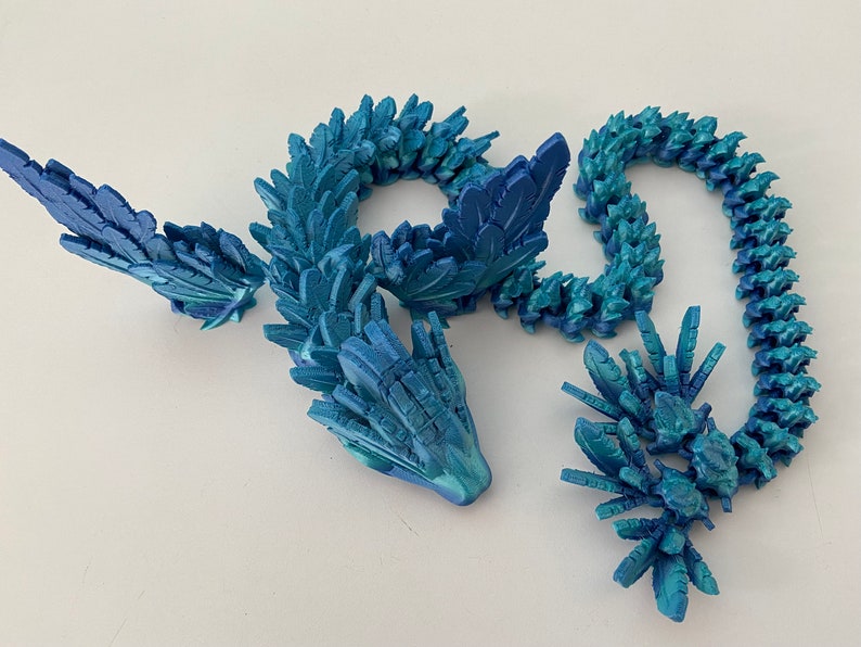 3D PRINTED - Articulating Flying Serpent / Dragon - Design by ...