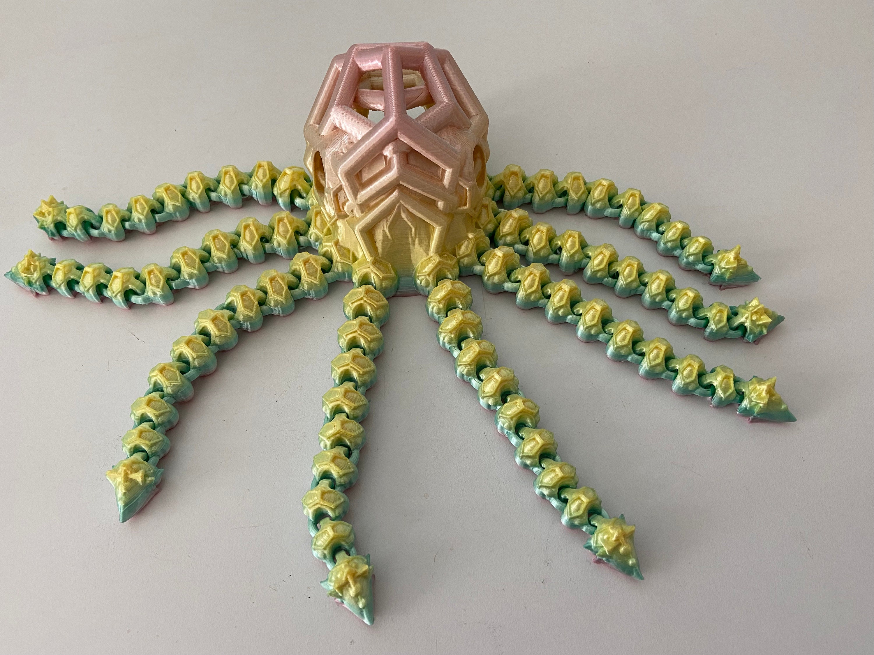 3D PRINTED Articulating Void Octopus Design by - Etsy
