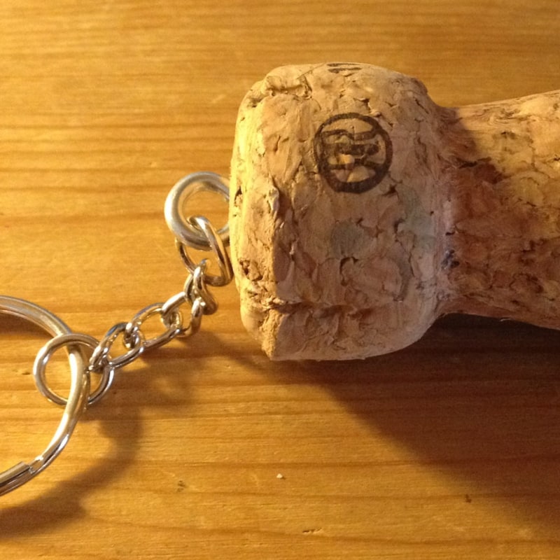 Cork Keychain - Etsy