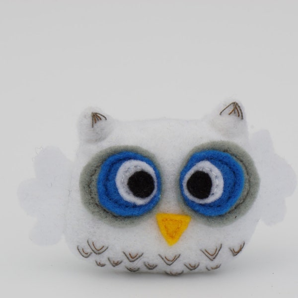 Felt Owl Brooch - Etsy