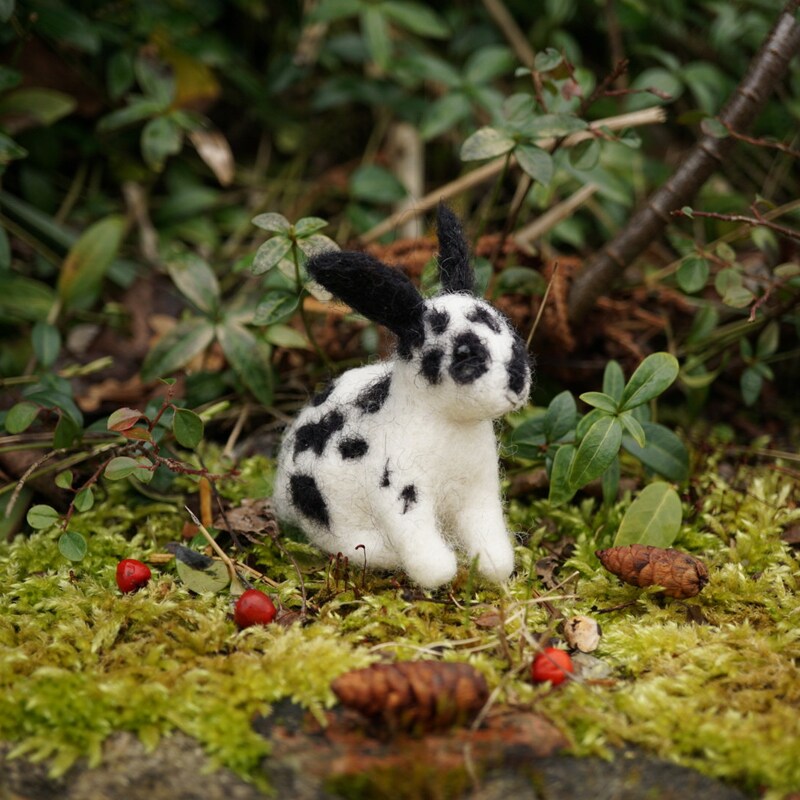 Needle Felted Rabbit - Etsy