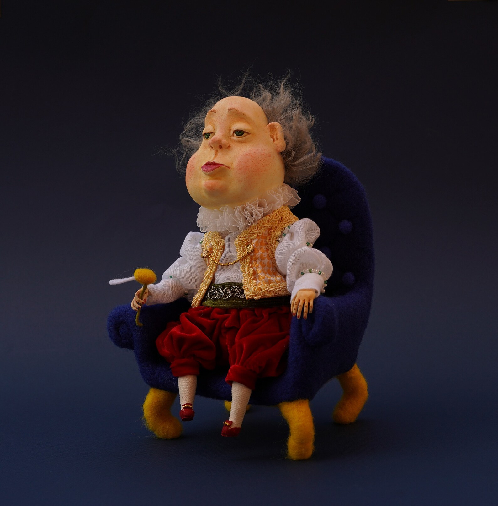 Art Doll Art Doll King Art Doll King of Goodwill III Ooak | Etsy