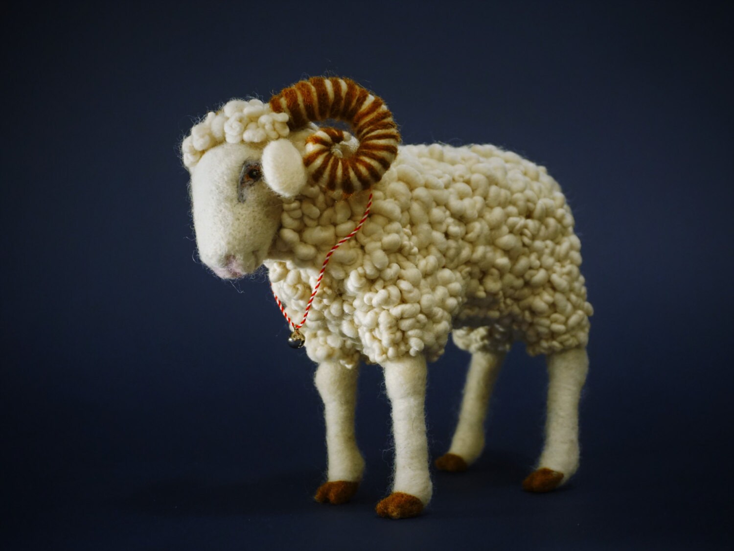 sheep and handmade lamb Sheep and sheep wool felt animals felt with ...