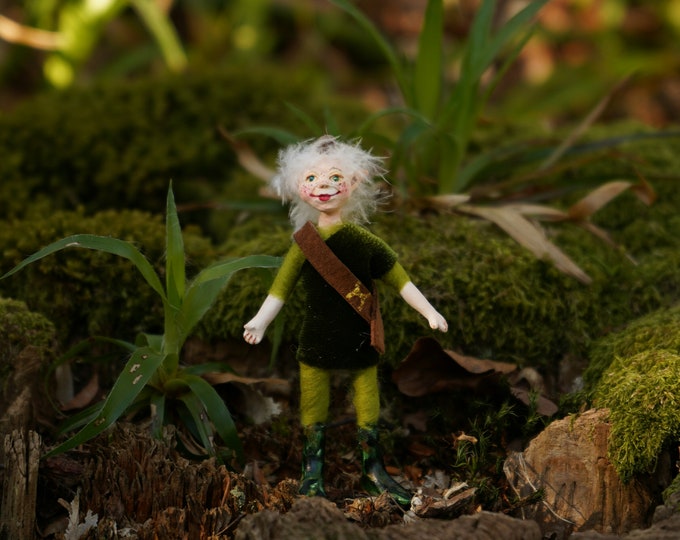 Ooak Art Doll, Pixie, Fairy, Hand Made Pixie, Pixie Boy, Boy Fairy - Etsy