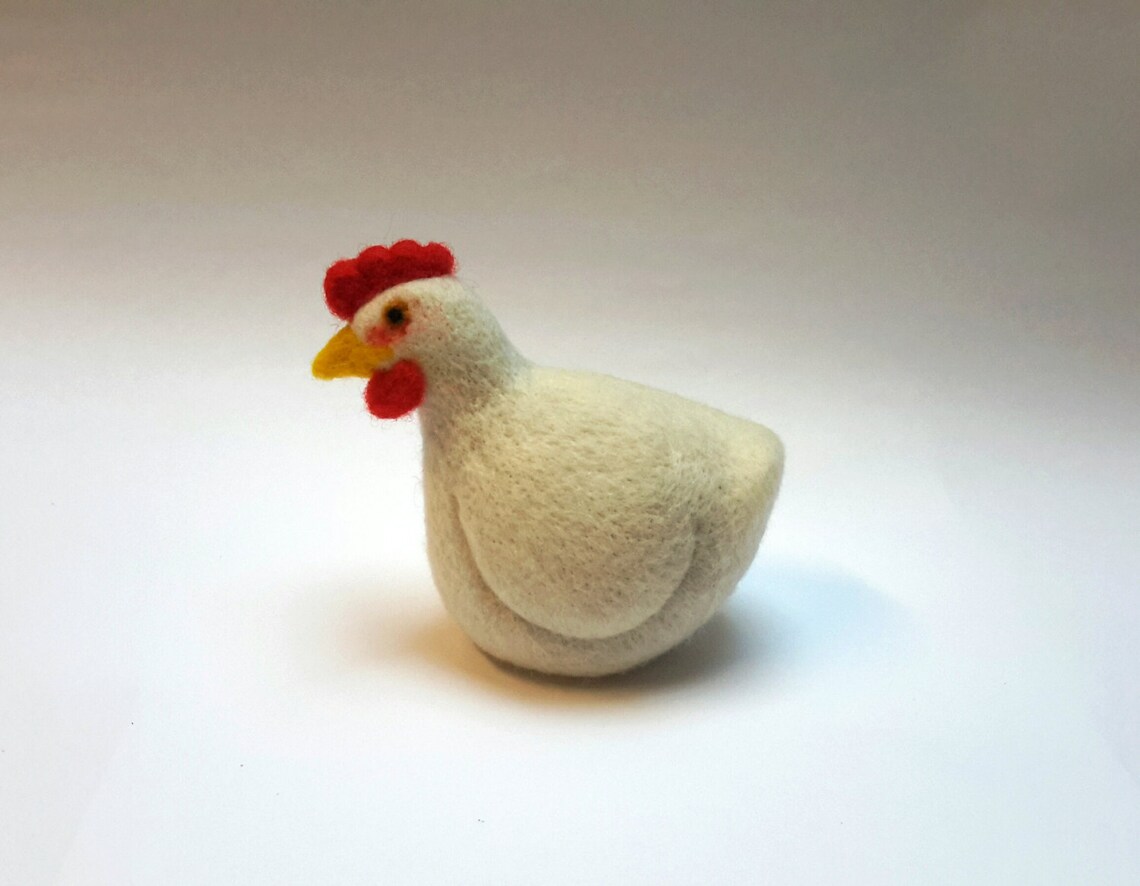 Needle Felted Hen Easter Decoration Needle Felted Hen - Etsy