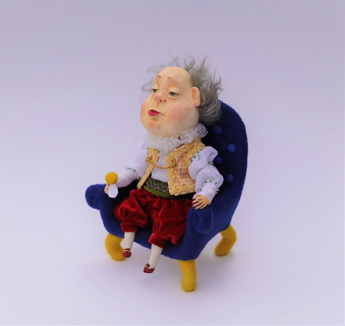 Art Doll Art Doll King Art Doll King of Goodwill III Ooak | Etsy