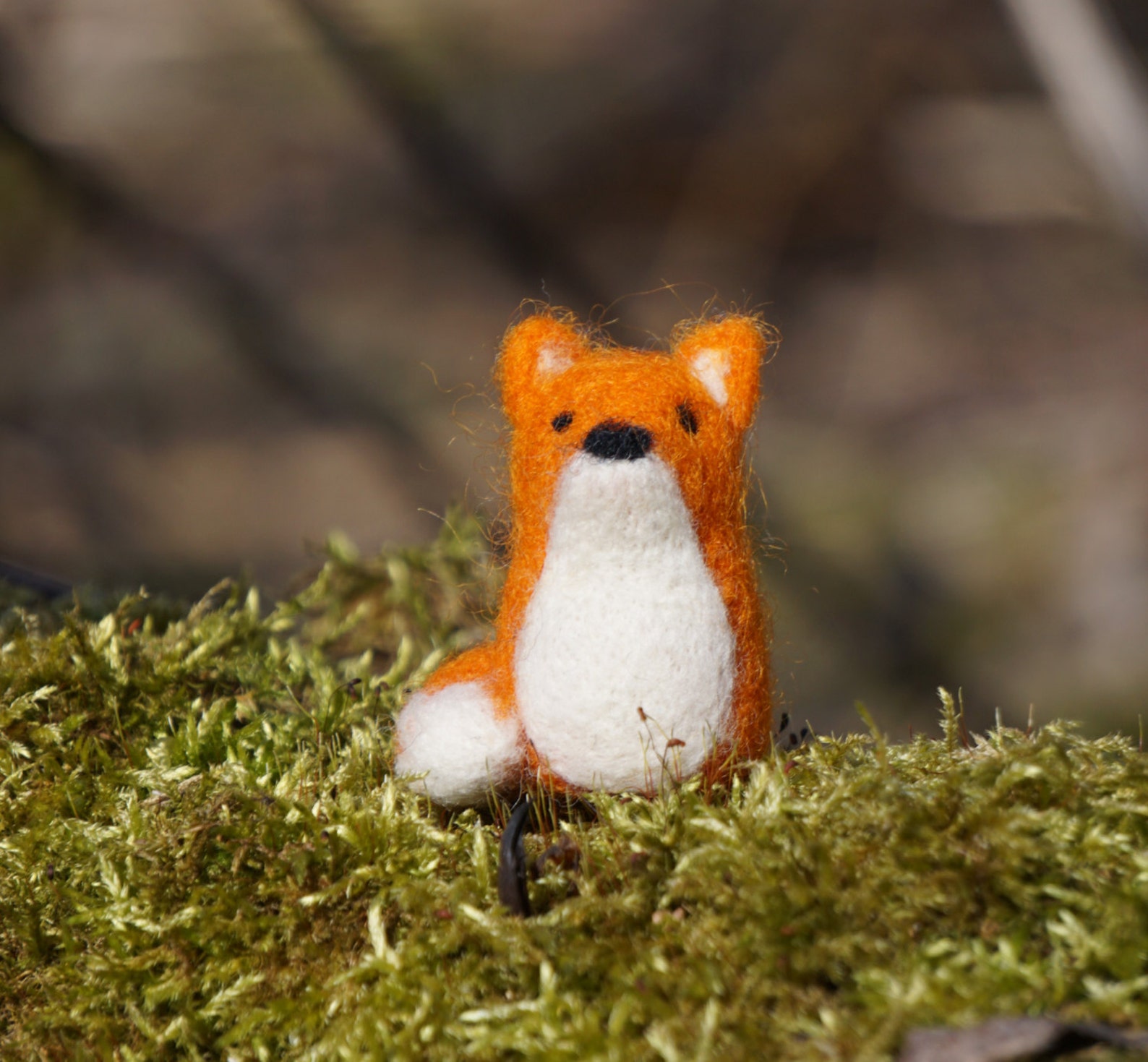 Needle Felted Fox, Red Fox, Needle Felted Animal, Soft Toy, Felted Fox ...
