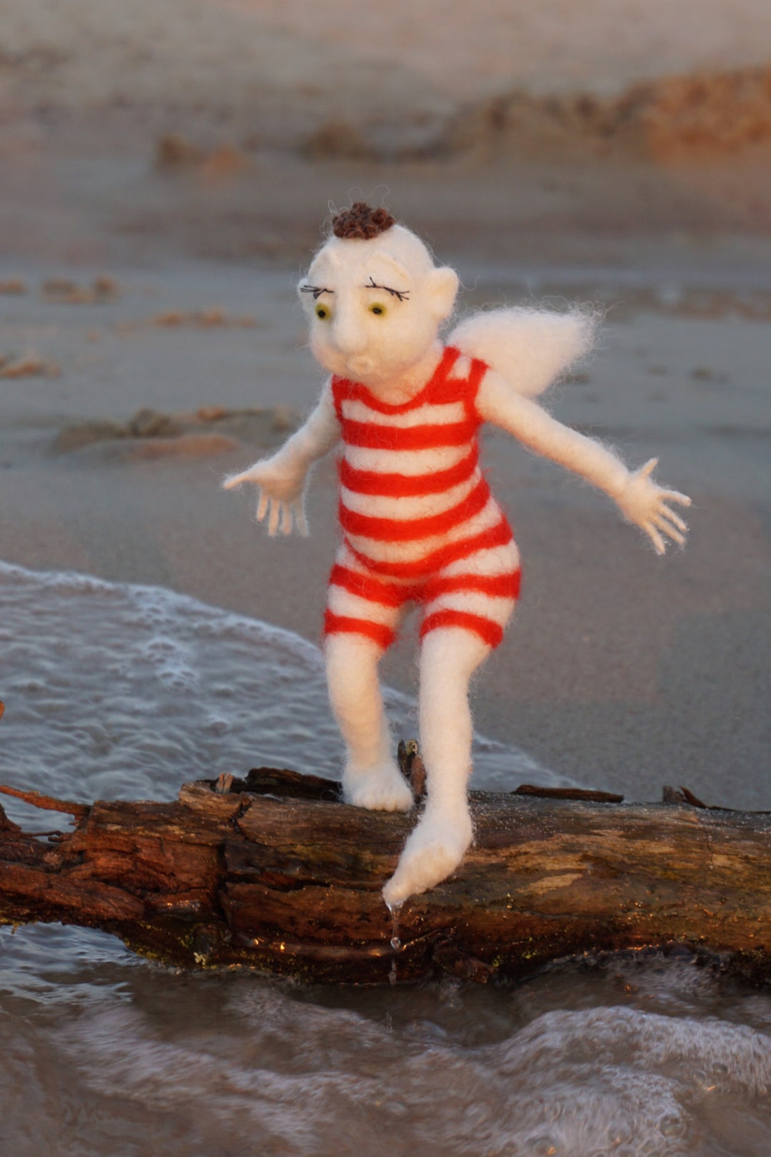 Needle Felted Angel, Needle Felted Art Doll, OOAK Doll, Angel, Soft ...