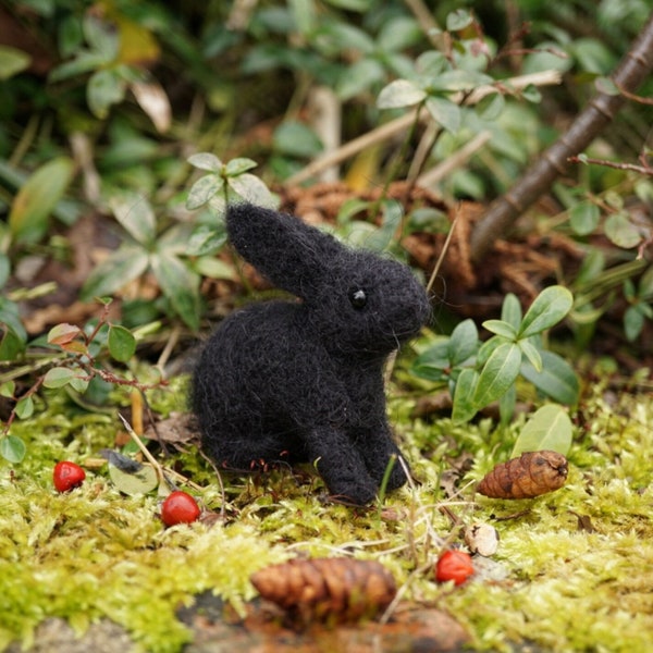 Needle Felted Rabbit - Etsy