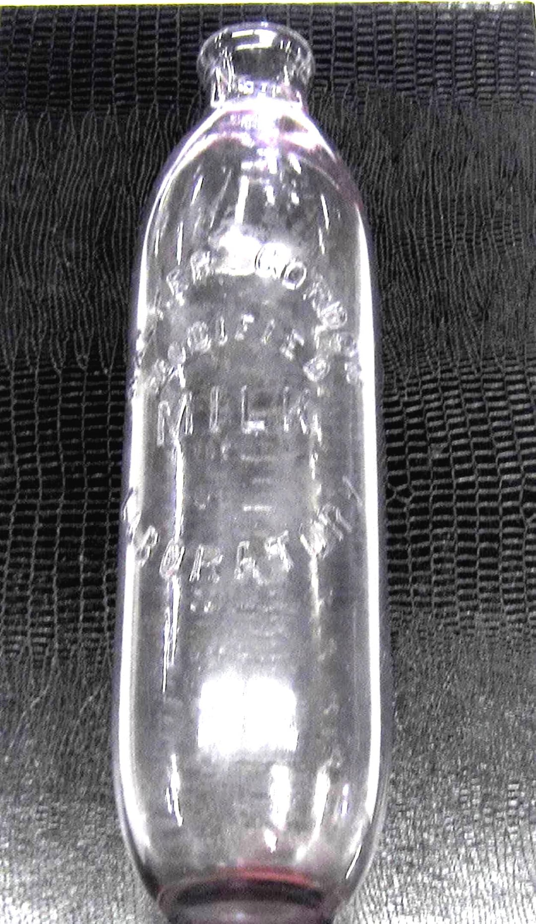 Antique Walker-gordon Milk Bottle: Lavender Glass Medical Collectible ...