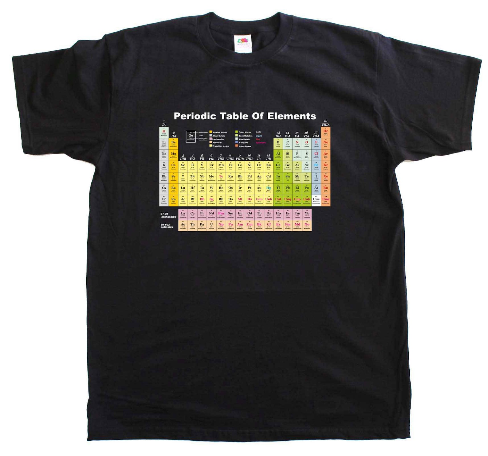 Periodic Table Elements Science Geek New Mens Cotton Tee Shirt - Etsy UK