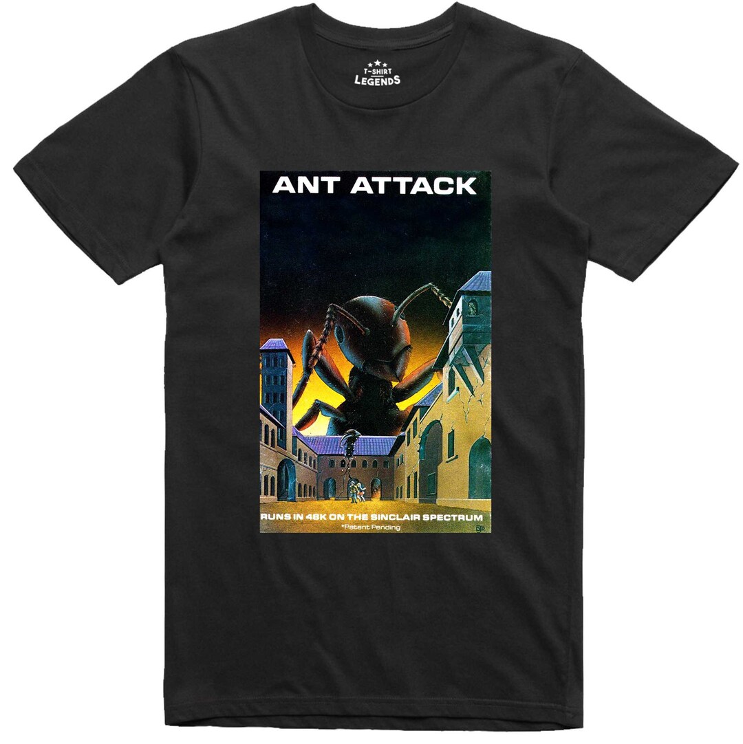 Ant Attack 8 Bit Tape Cover Officially Licensed Spectrum 48k C64 Retro ...