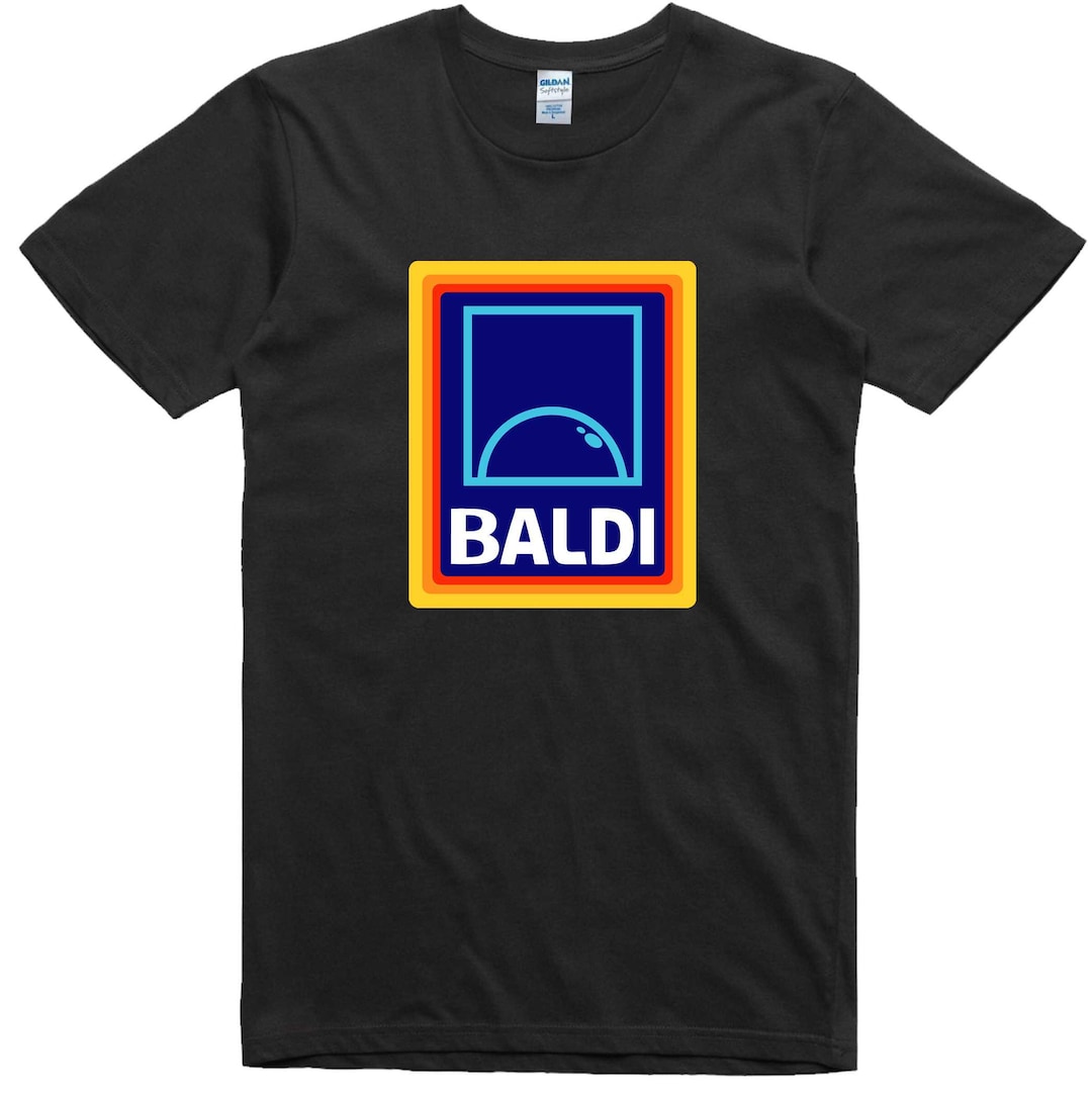 Mens Funny T-shirt Baldi Parody Gift for Dad Regular Fit 100% Cotton ...