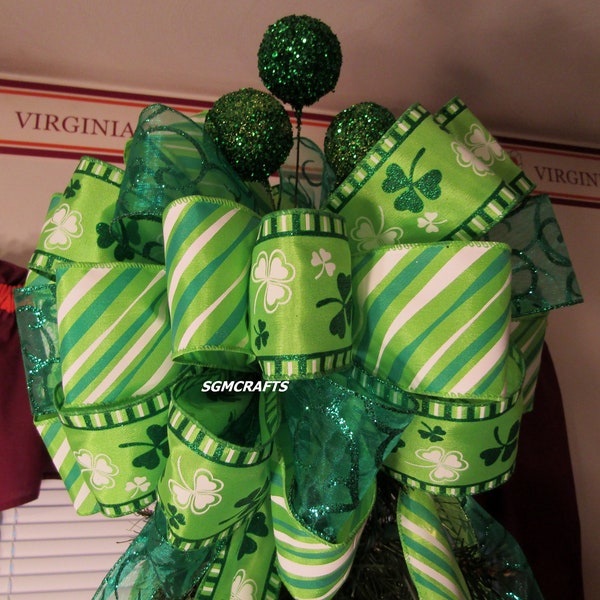 St Patricks Day Bow - Etsy