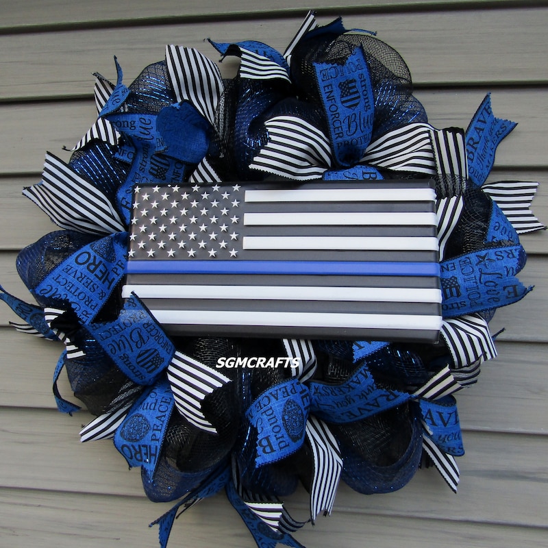 Police Wreath - Etsy