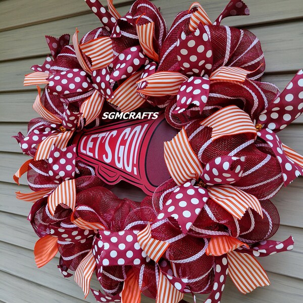 Virginia Tech Wreath - Etsy