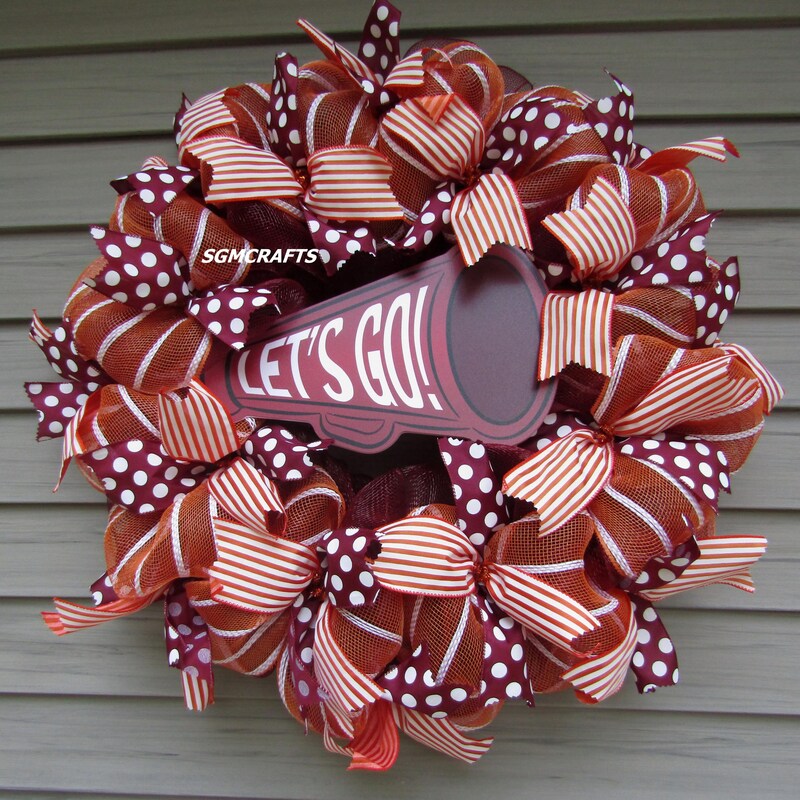 Virginia Tech Wreath - Etsy