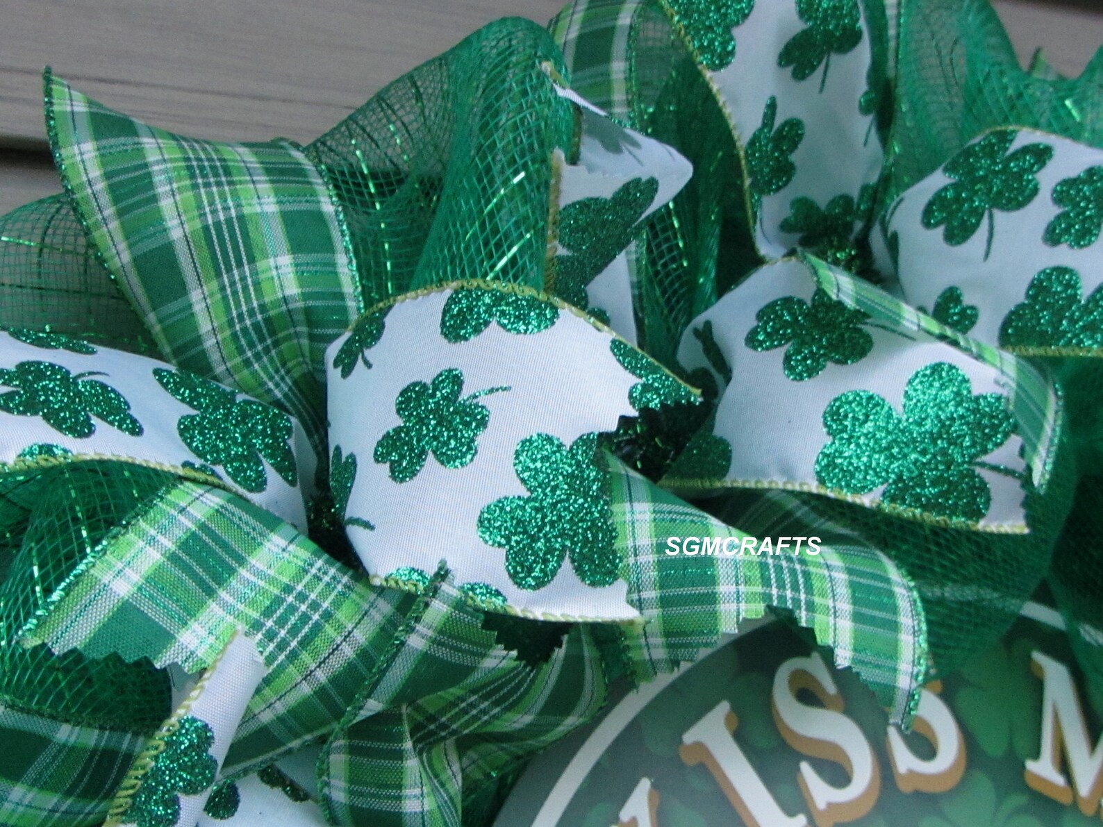 St. Patrick's Day Wreath Irish Wreath St. Patrick's Day Decor Green ...