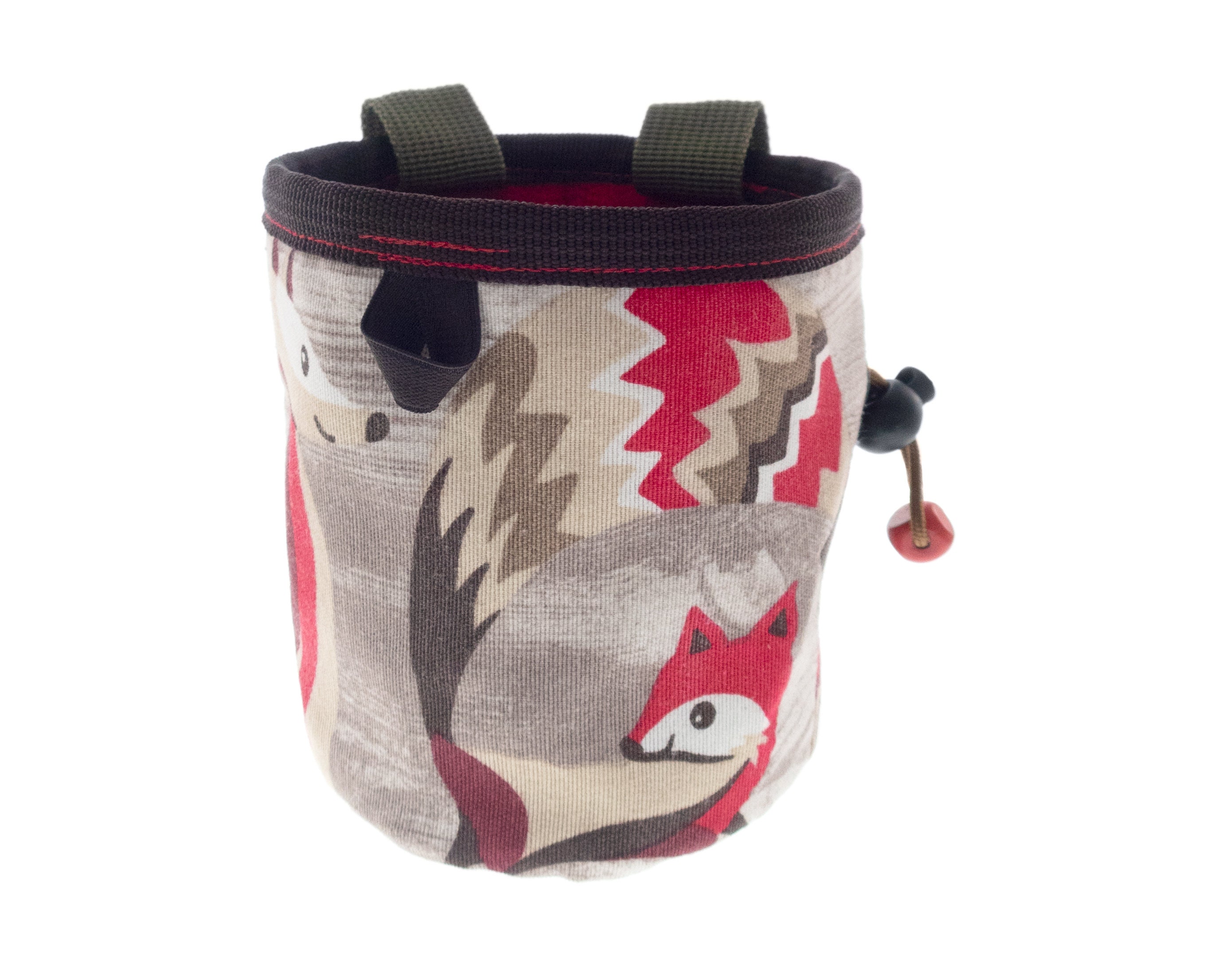 Small Kids Chalk Bag, Cool Fox Rock Climbing Chalk Bag, Best Funny ...