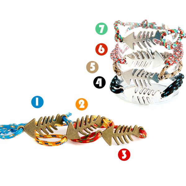 Fish Bone Bracelet - Etsy