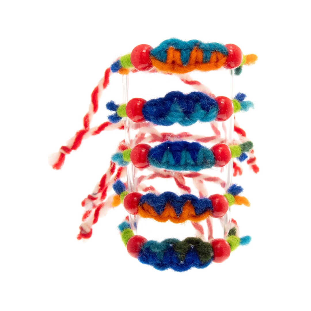 10 Handmade Martenichki Baba Marta Bracelets Martenitsa Bulgaria ...