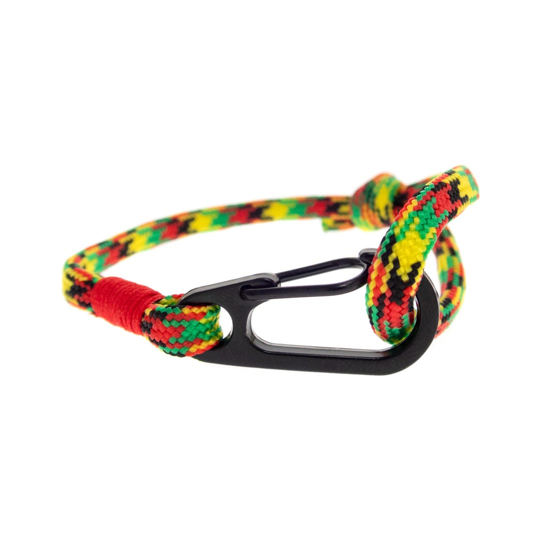 Rasta Friendship Bracelet Reggae. Adjustable Rope Jamaican Bracelet ...
