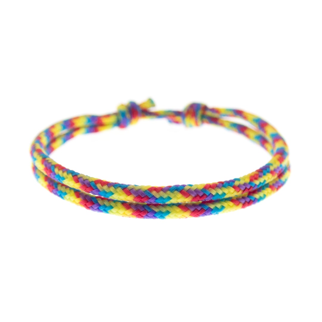 Pride Bracelet for Men, LGBTQ Rainbow Pride Wristband. Transgender ...