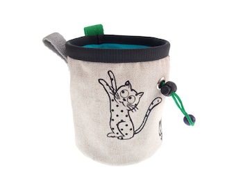 Chalk Bags and Rock Climbing Jewelry. Handmade at nadamlada.com