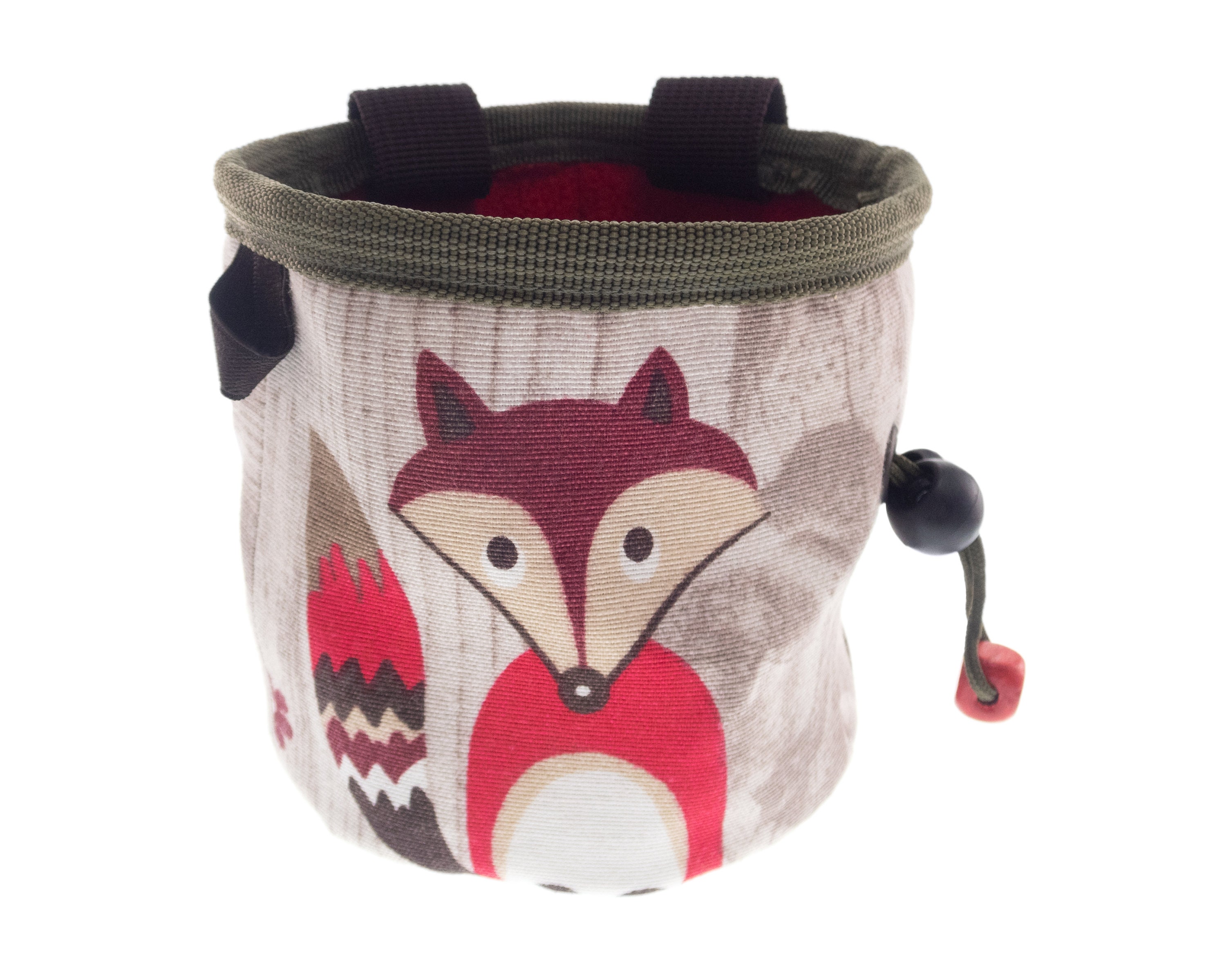 Animal Chalk Bag, Rock Climbing Chalk Pouch with Fox, Cute Awesome ...
