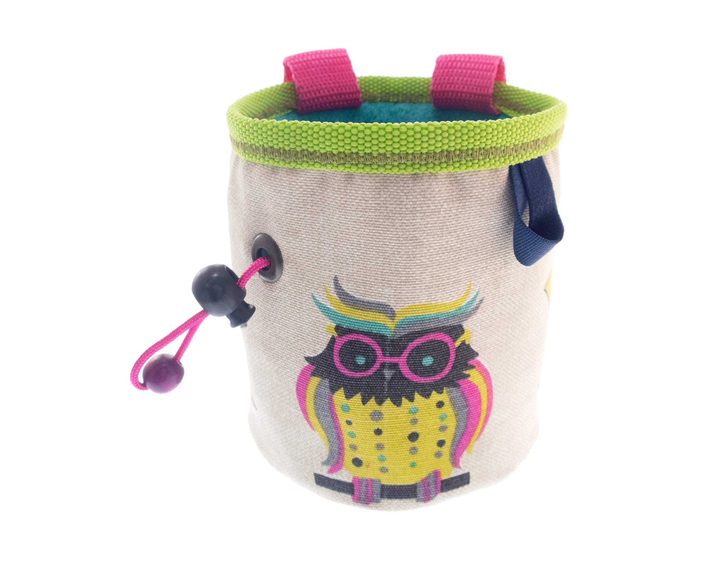 Childrens Climbing Chalk Bag, Kids Funny Equipment Chalk Pouch Pink. S Size