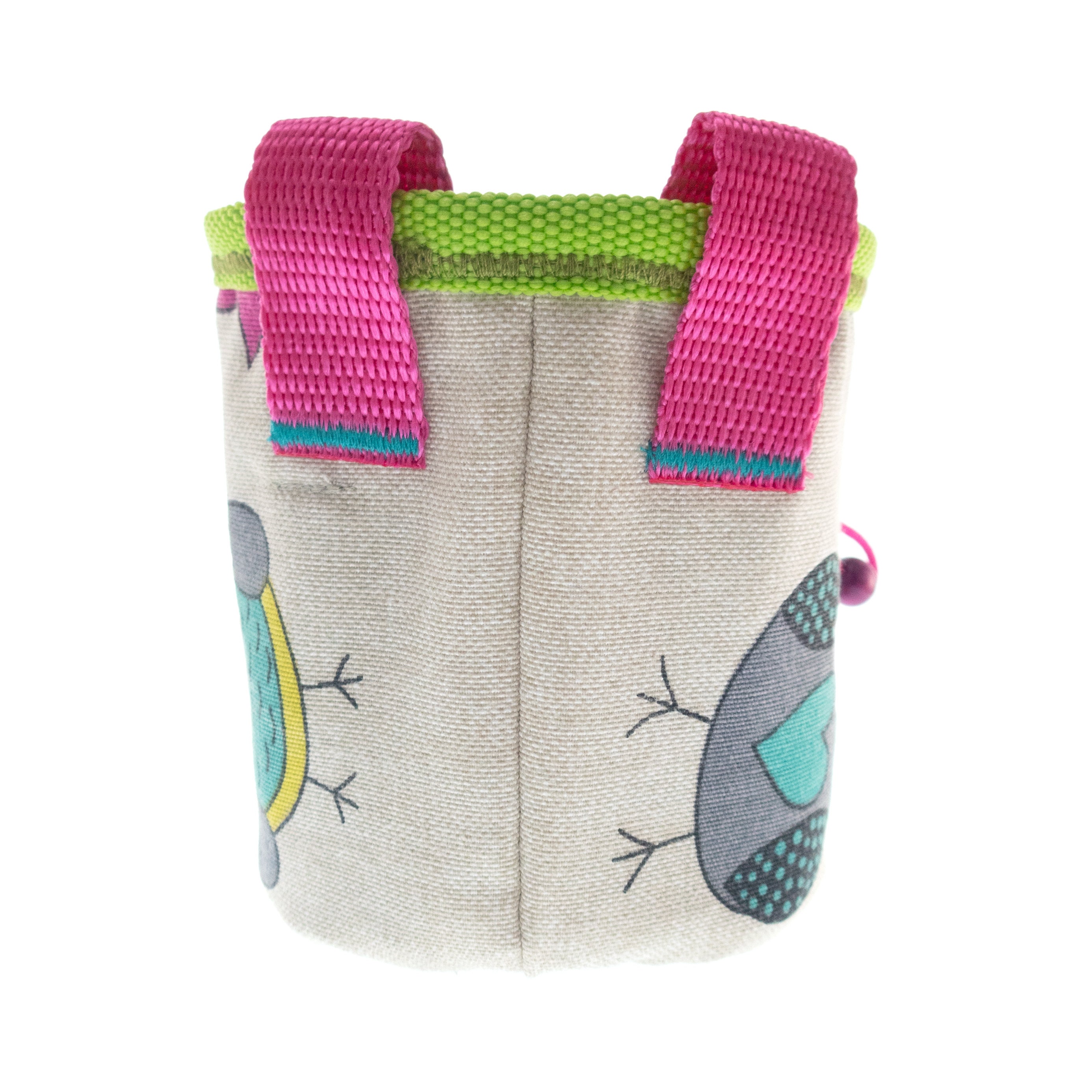 Childrens Climbing Chalk Bag, Kids Funny Equipment Chalk Pouch Pink. S Size