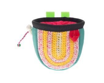 Chalk Bags and Rock Climbing Jewelry. Handmade at nadamlada.com