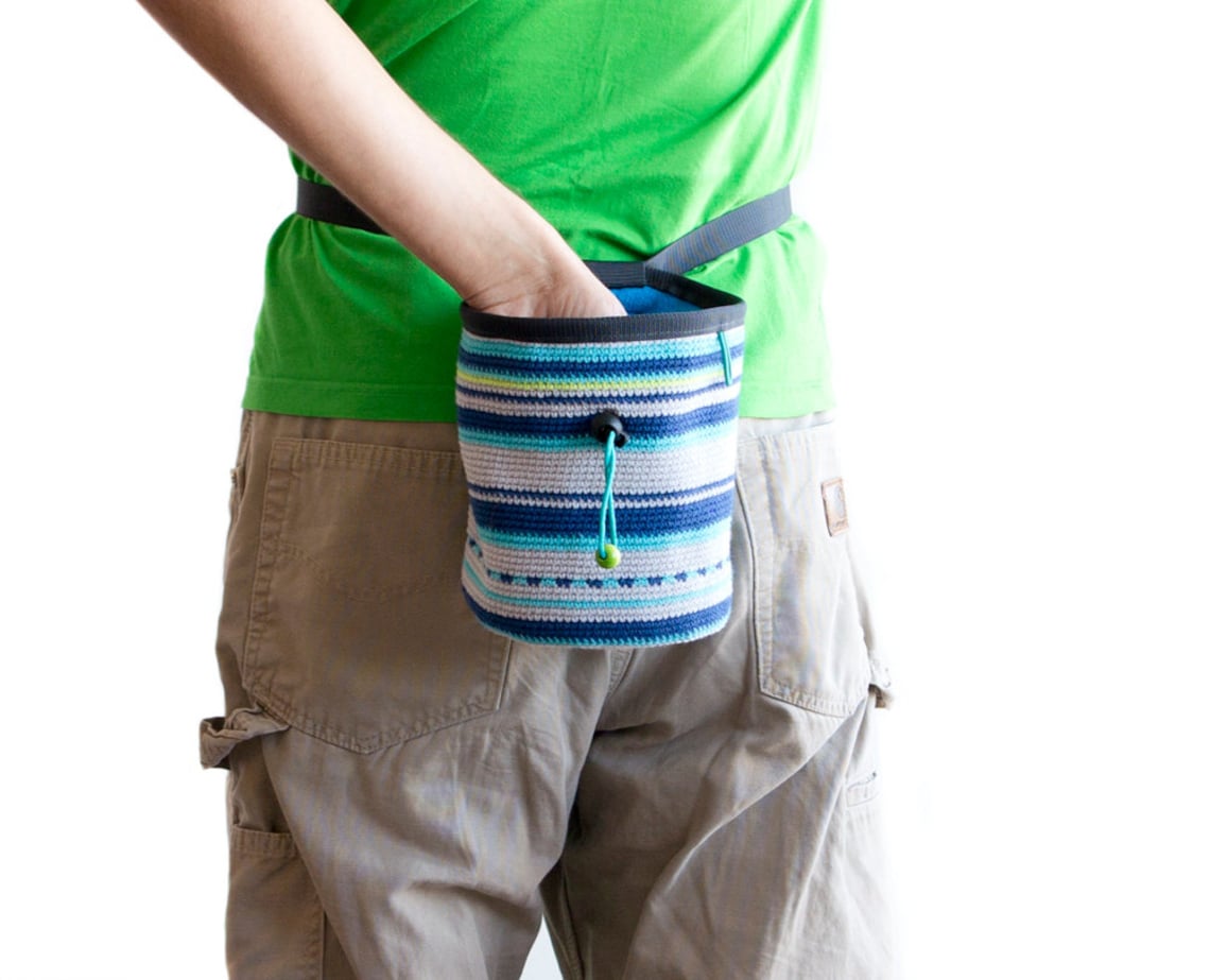 Chalk Bag for Rock Climbing. Bouldering Chalk Bag. Climbing - Etsy