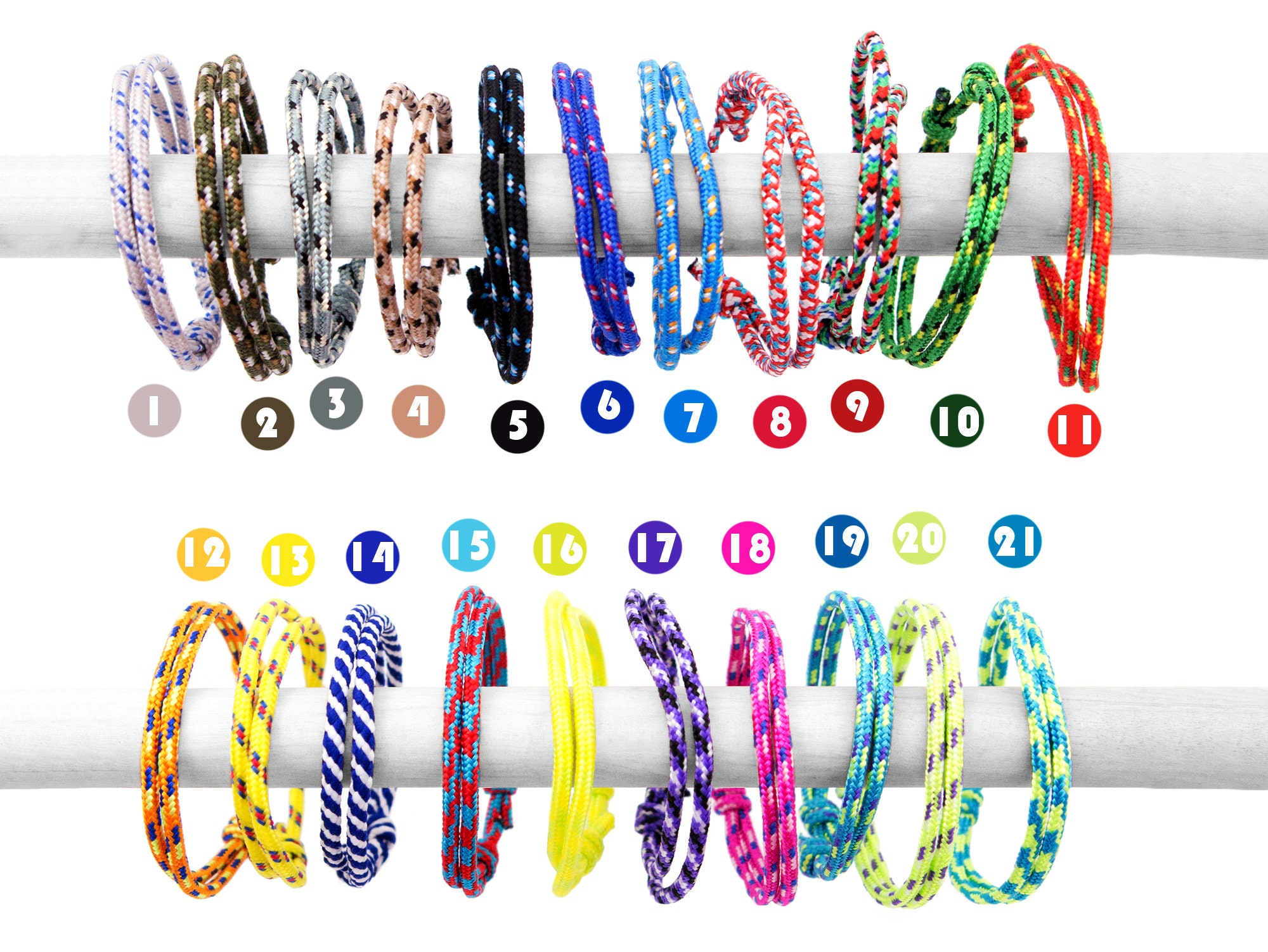 His And Hers Nerd Gifts, Camping, Nerdy And Cute Rope Bracelet, Long ...