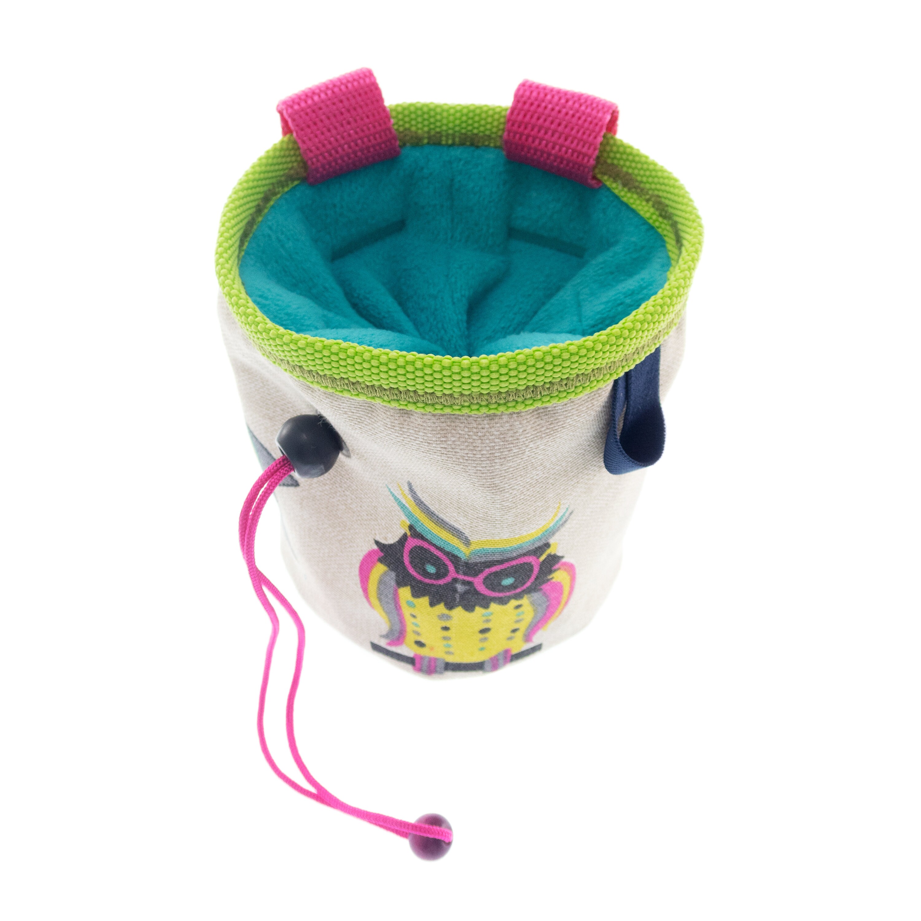 Childrens Climbing Chalk Bag, Kids Funny Equipment Chalk Pouch Pink. S Size