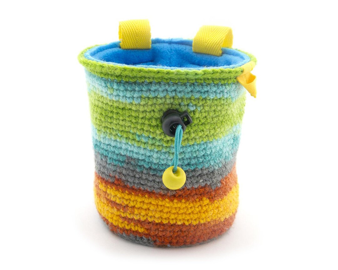 Climbing Wall Equipment Chalk Bag Attach Harness, Bouldering and Rock ...