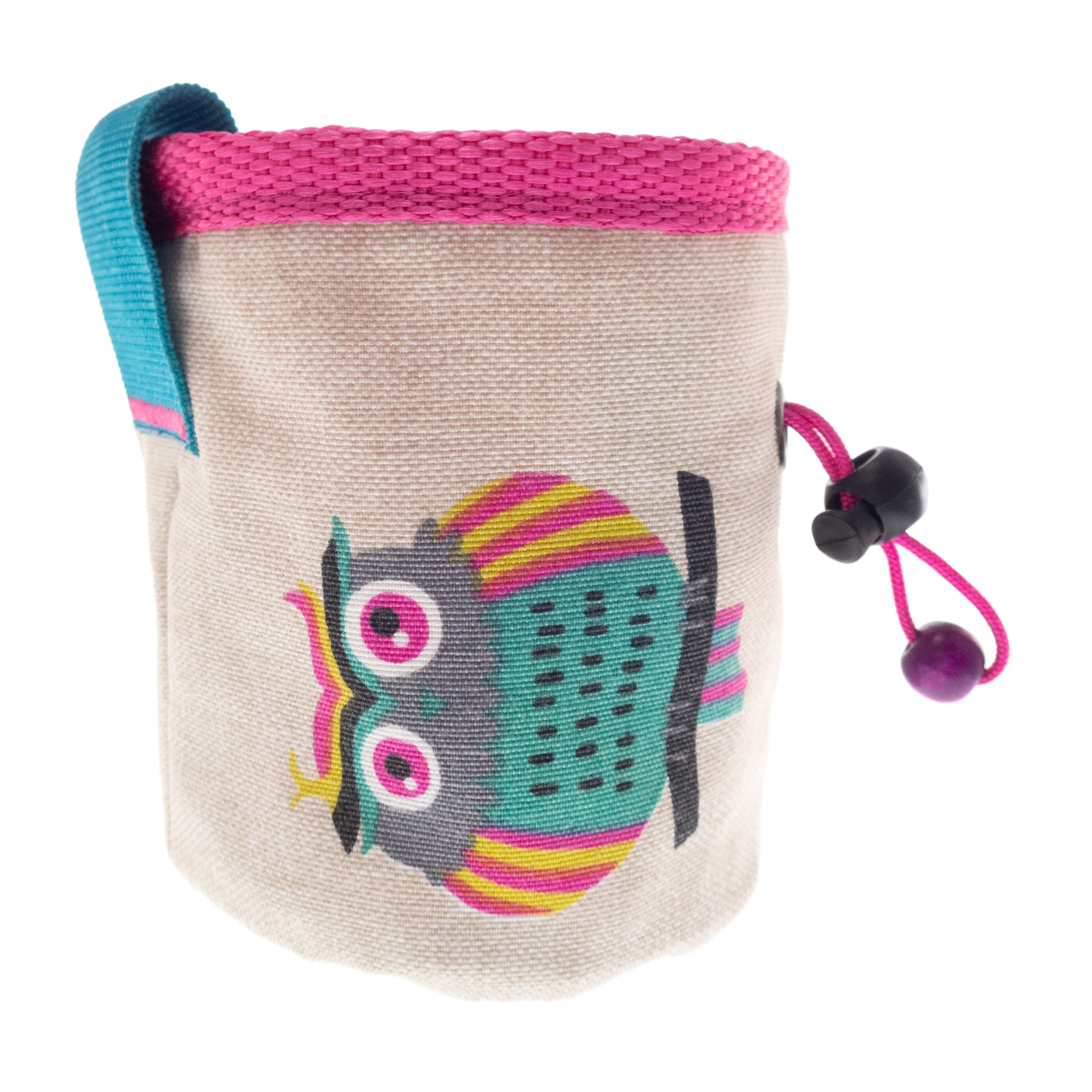 Girls Chalk Bag, Pink Small Rock Climbing and Bouldering Bucket Bag ...