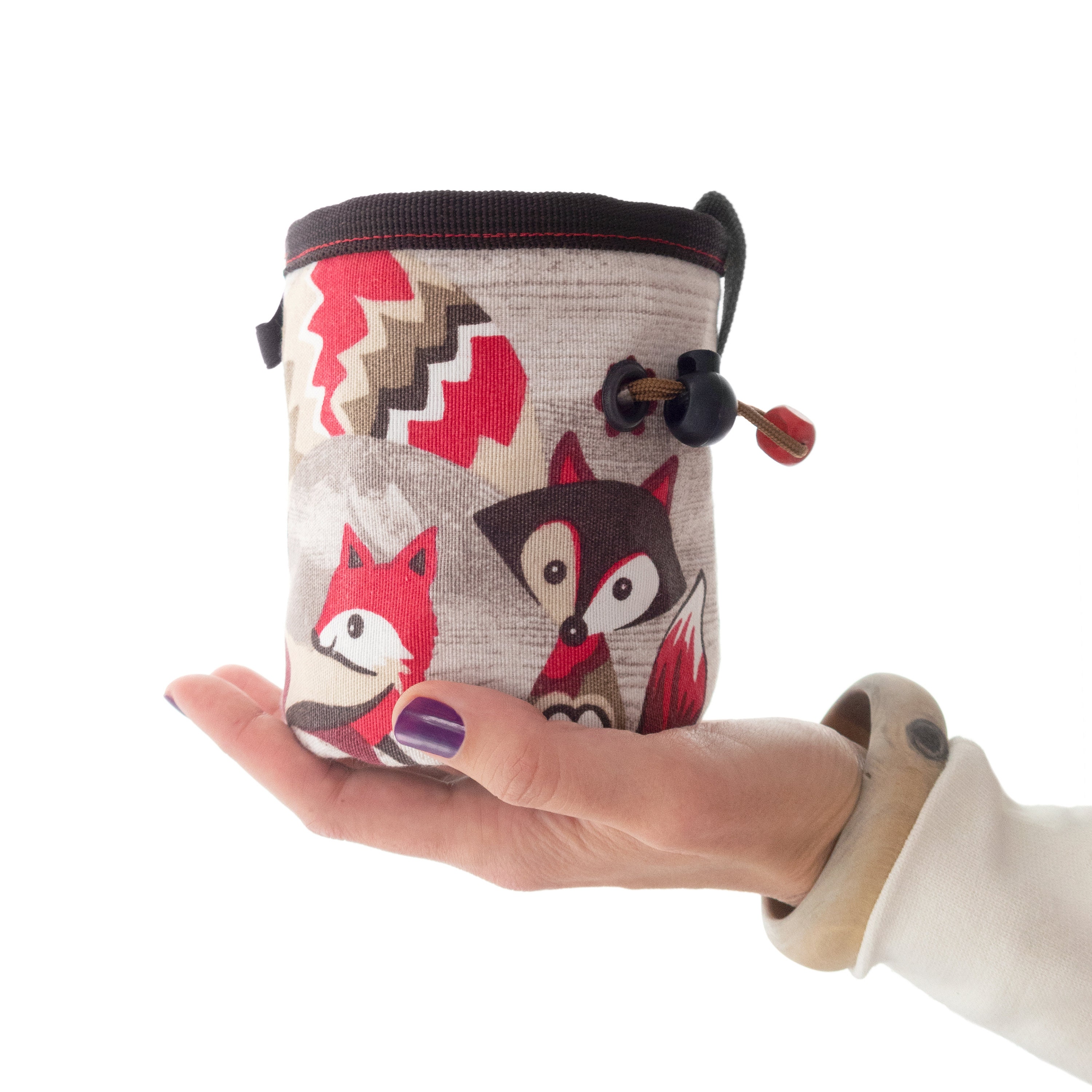 Small Kids Chalk Bag, Cool Fox Rock Climbing Chalk Bag, Best Funny ...