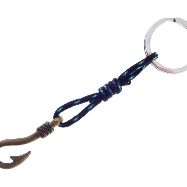 Fishhook Keychain - Etsy