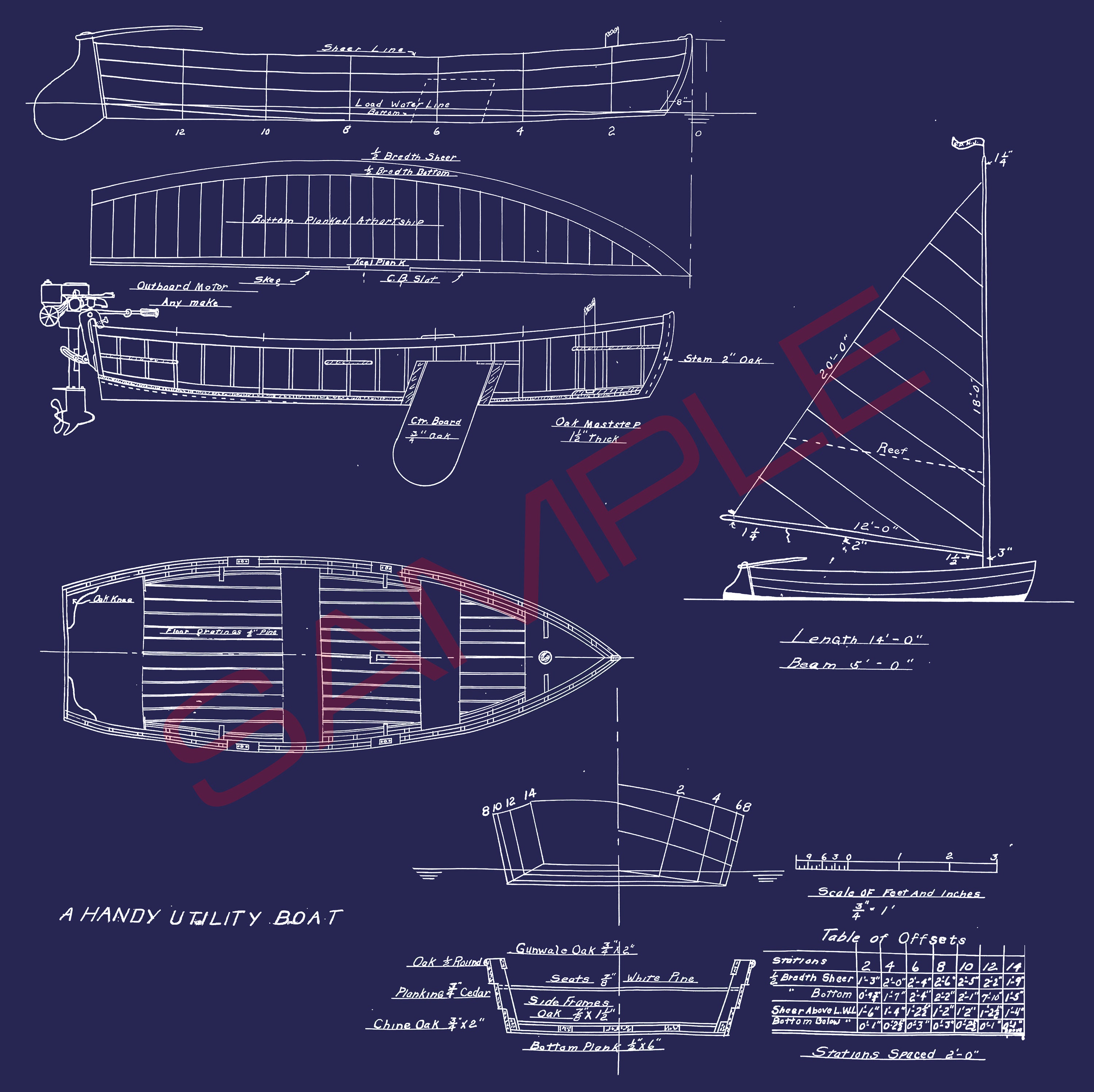 Vintage Boat Drawing Digital Download - Etsy