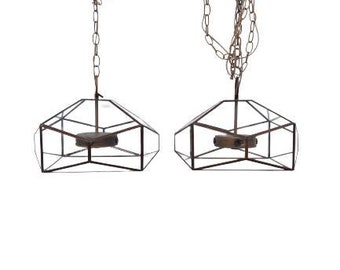 Hexagon Pendant Light - Etsy