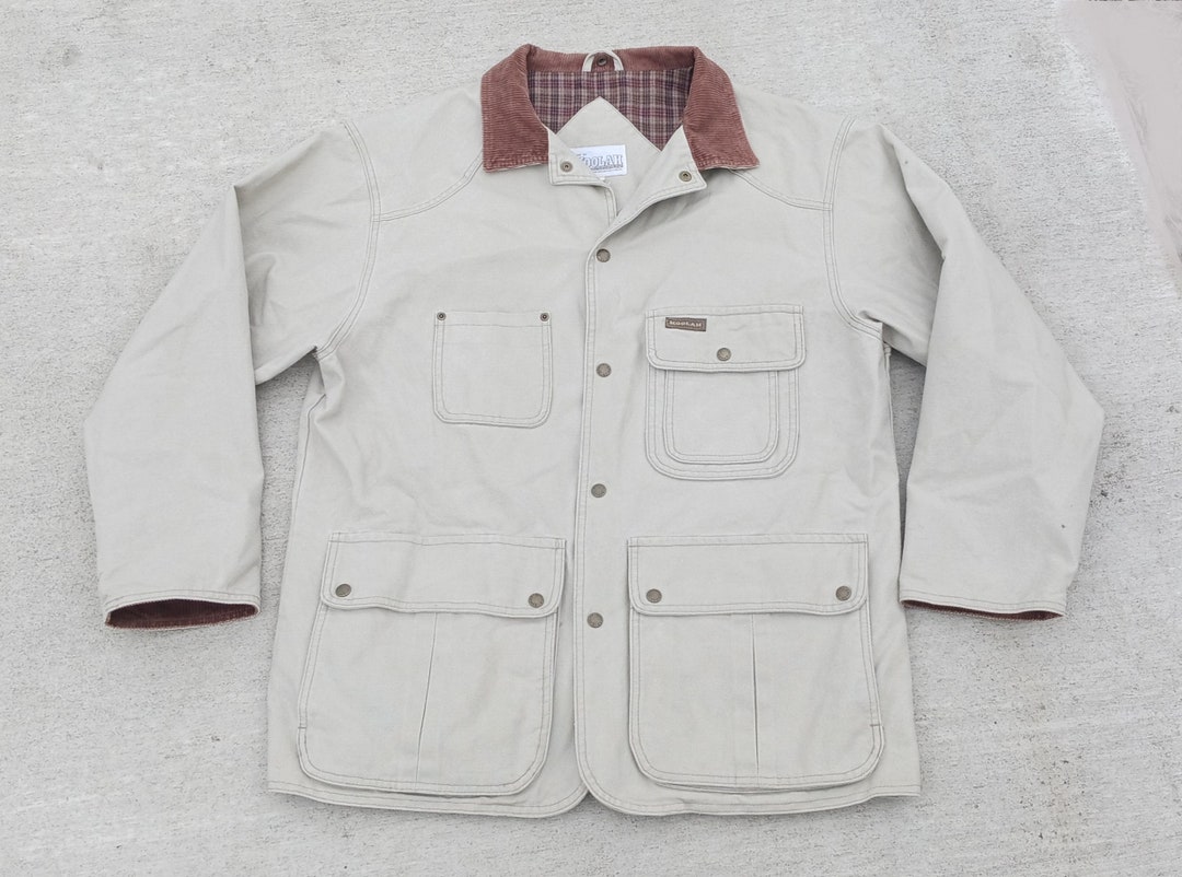 Vintage Koolah Canada Cotton Canvas Moleskin Jacket - Etsy