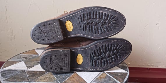 1960's 1970's Distressed Iron Ranger Roper Lineman Lo… - Gem