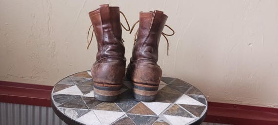 1960's 1970's Distressed Iron Ranger Roper Lineman Lo… - Gem