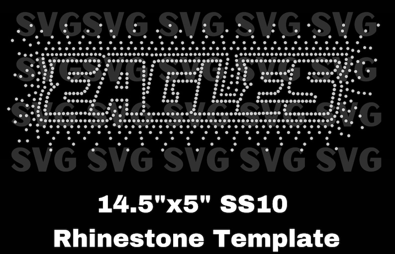 Eagles Rhinestone SS10 Template SVG - Etsy