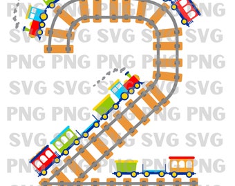 Choo Choo Train Number 3 PNG and SVG - Etsy