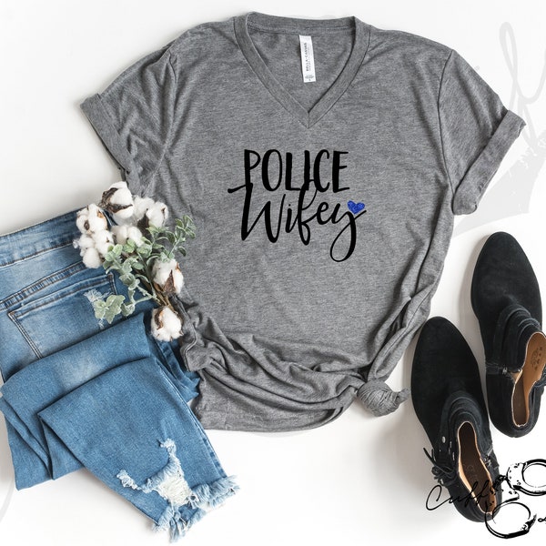 Police Wife Shirt Etsy