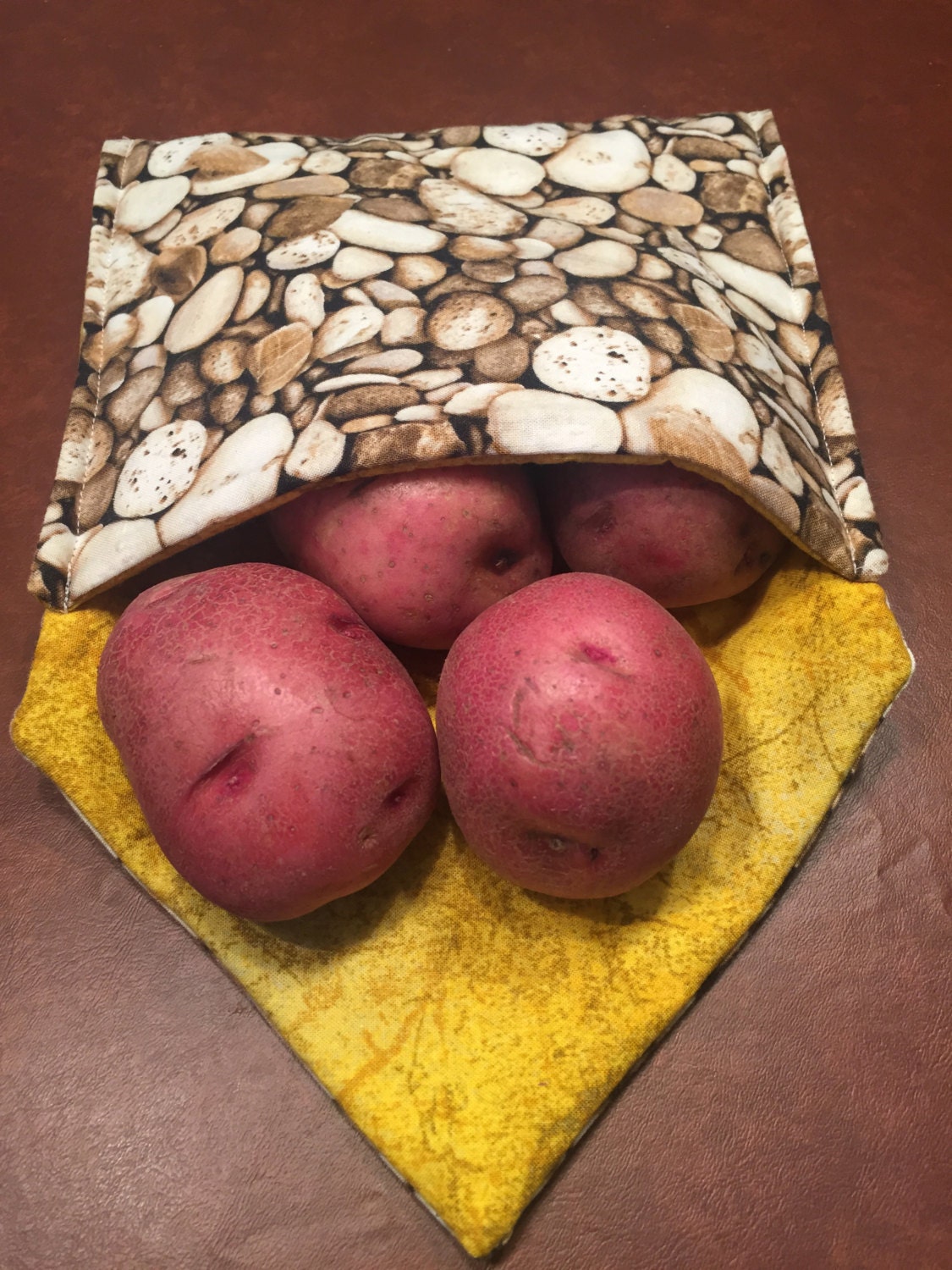 SACK-A-POTATOES Microwavable Potato Bag - 6.5" X 8" - Etsy