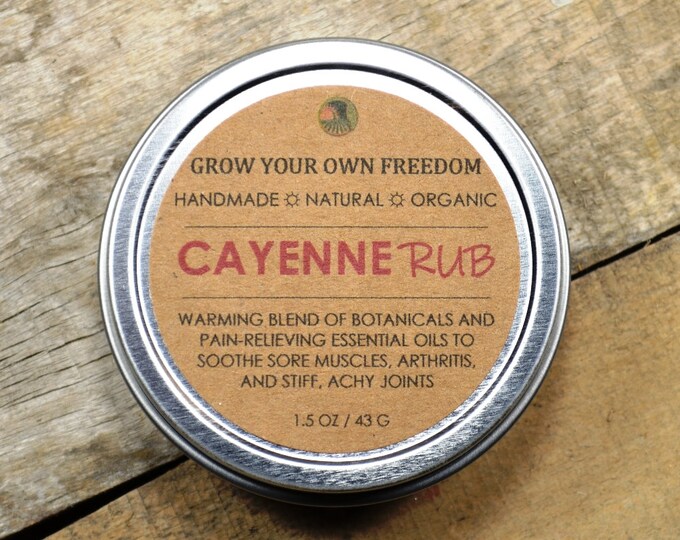 Cayenne Muscle Rub || Pain Cream | Pain Salve | Pain Relief | Healing ...