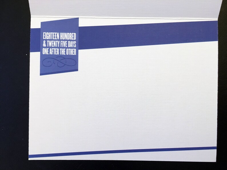 SALE 5 Year Recovery Card Five Years Sober Clean | Etsy